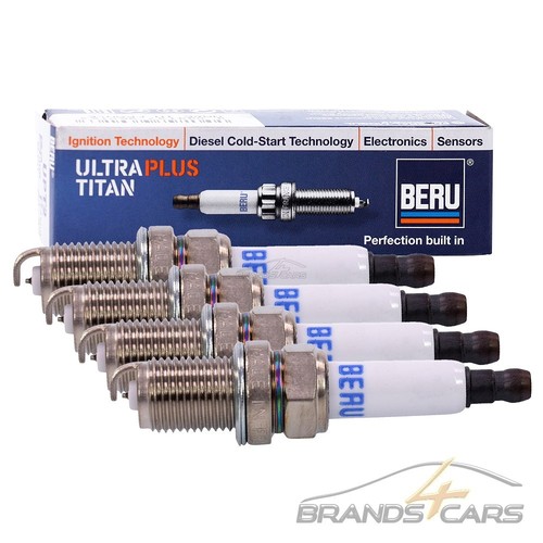 4x BERU ZÜNDKERZE ULTRA TITAN FÜR MINI MINI R50 R53 R52 4061564104616 ...