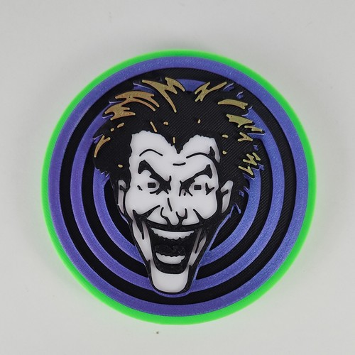Custom 4" round "The Joker"- 3D printed Logo | eBay