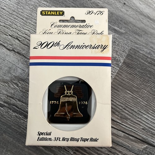 VINTAGE Stanley 200th Anniversary Liberty Bell 3' Tape Measure w/Box | eBay