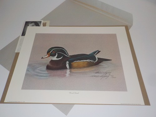 Harold Rigsby Print WOOD DUCK 72/975 Rare Signed 20" X 16" | eBay