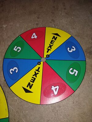 triple spin family fun company arcade redemption wheel part #6 | eBay