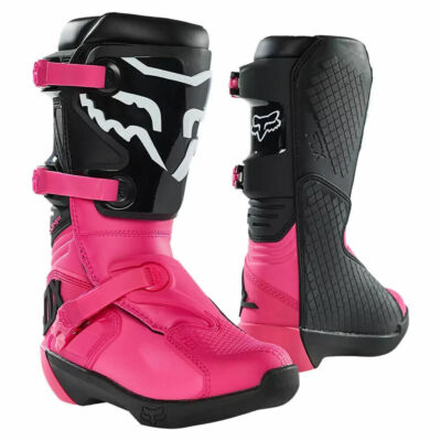NEW! Fox Racing Youth Comp Dirt Bike MX SXS ATV Boots - Pink - Youth ...