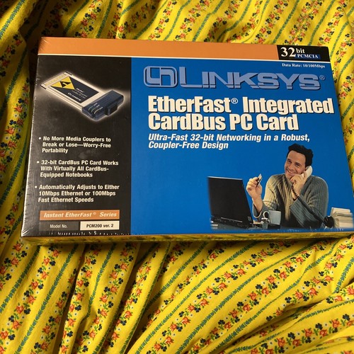Linksys EtherFast Integrated CardBus PC Card --Excellent Condition ...