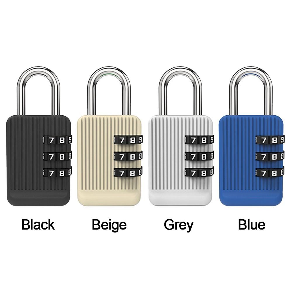 Safe 3 Digit Password Lock Suitcase Security Coded Lock Travel Outdoor ...