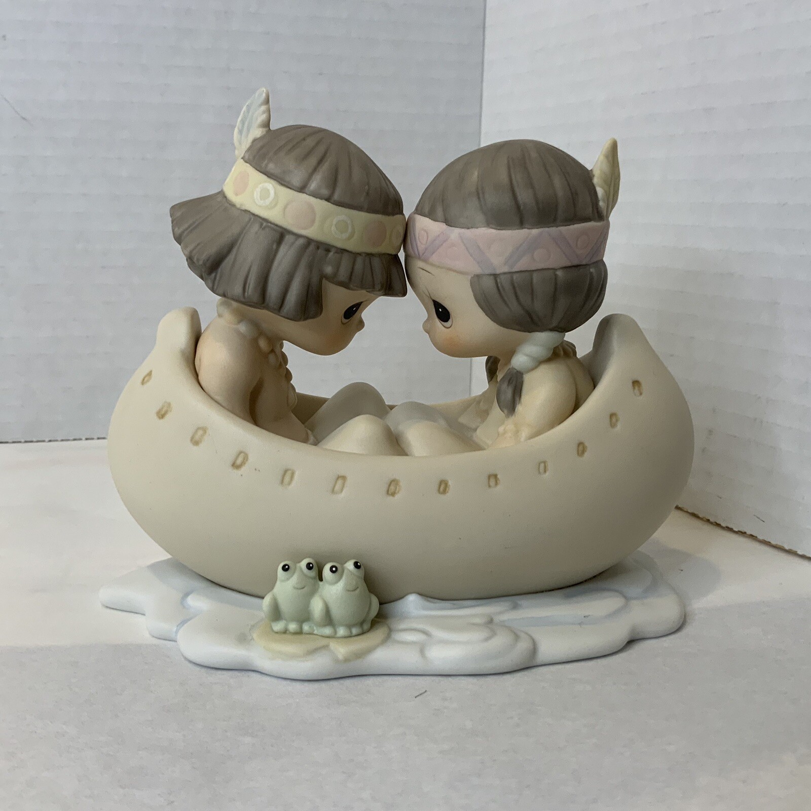 Precious Moments Enesco Many Moons In Same Canoe Blessum You 1988 Sam ...