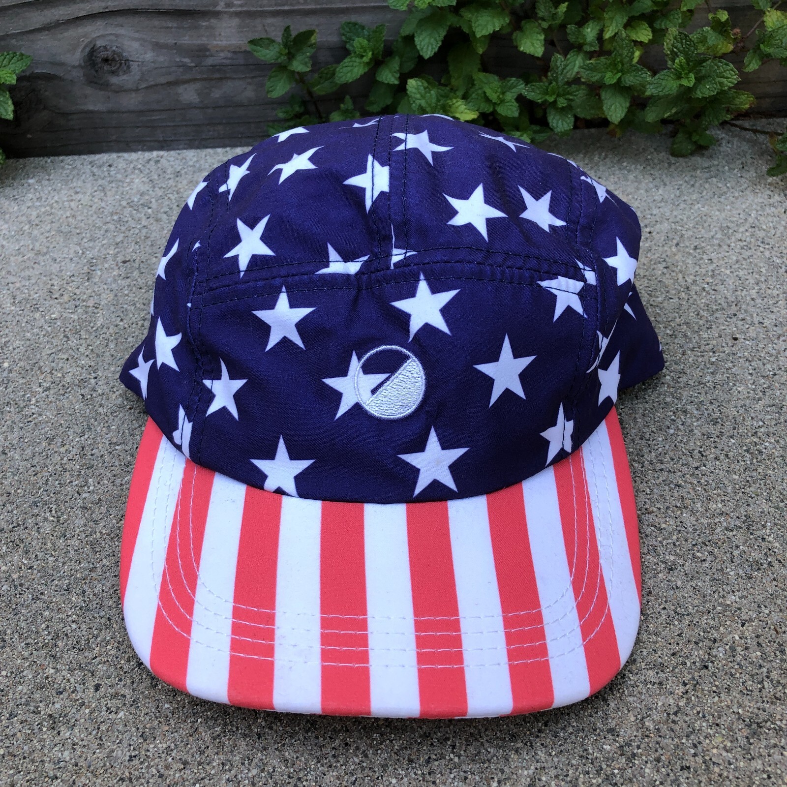 WELLEN USA 5 Panel USA America Hat Men's One Size Strapback Red White ...