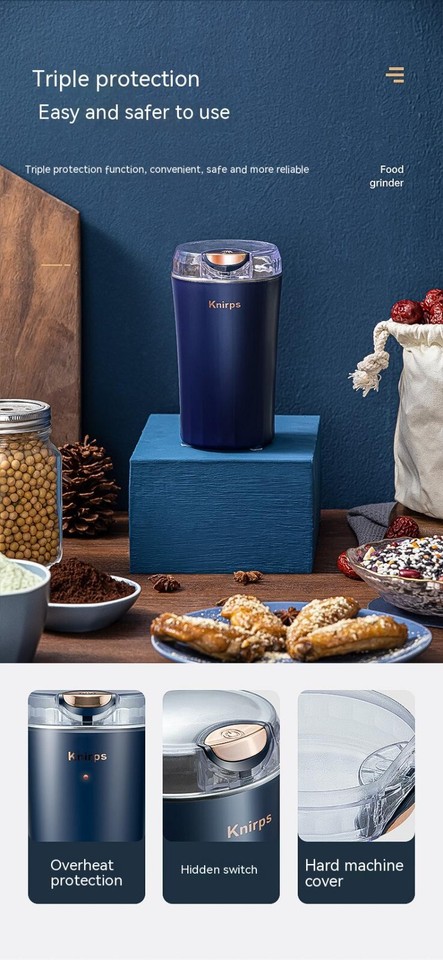 Knirps Electric Grinder Coffee Grinding Milling Bean Nut Spice Blender ...