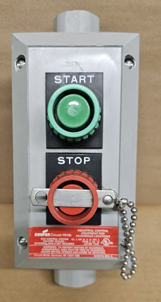 Cooper Crouse Hinds N2SC2210 Control Station 3/4" | eBay