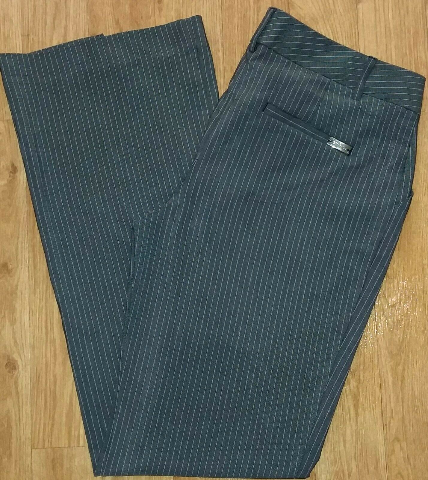 EXPRESS DESIGN STUDIO Sz 8 Reg. Editor Women's Gray P… - Gem