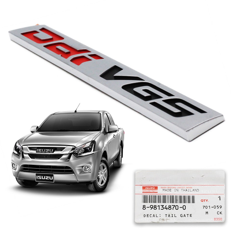 For Isuzu D-Max D Max Pickup 2012 2015 17 Badge Emblem Logo "Ddi VGS ...