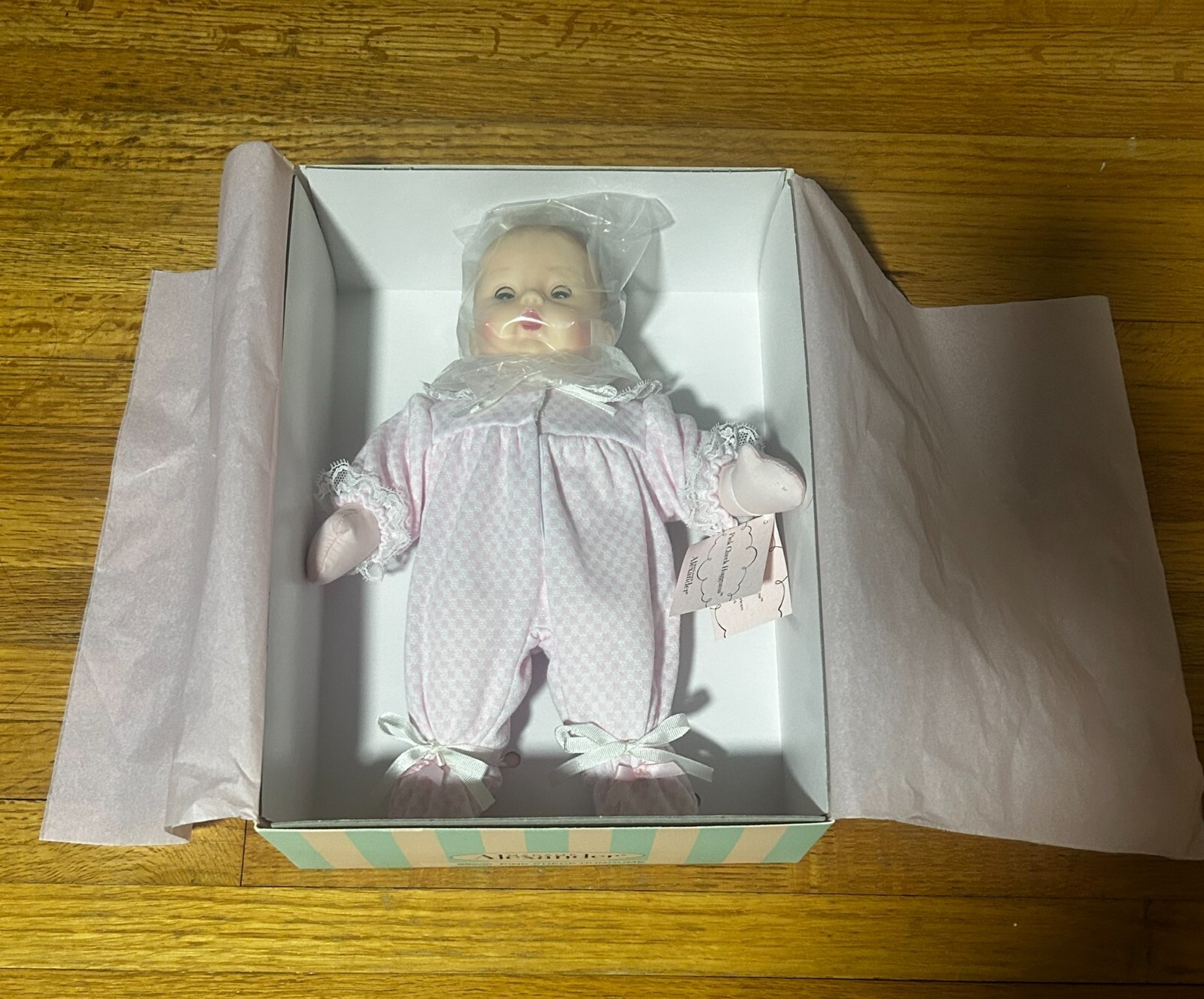 Madame Alexander Pink Check Huggums 12'' Baby Doll! #29200 NIB | eBay