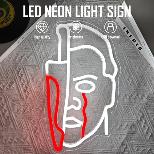 Horror Movie Neon Sign for Wall Decor Dimmable Halloween Neon Light Led ...