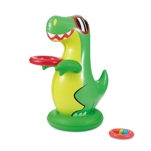 Play Day KF0926000 Inflatable Dinosaur Ball Toss Pool Game, Green, for ...