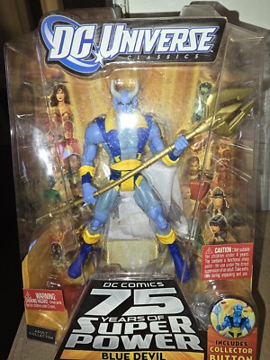 DC UNIVERSE CLASSICS BLUE DEVIL 75 YEARS WAVE 13 BAF TRIGON Action ...