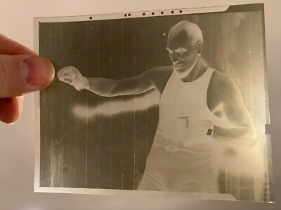 1913-1943 FRED FULTON HEAVYWEIGHT BOXER 77-17-3 4X5 PRESS NEGATIVE ...