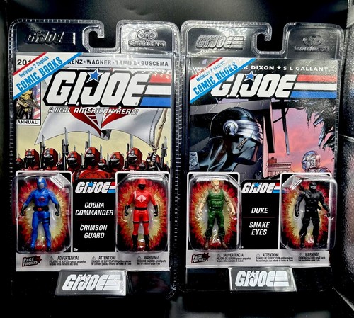 G.I Joe Page Punchers Cobra Commander Crimson Guard Duke & Snake Eyes ...