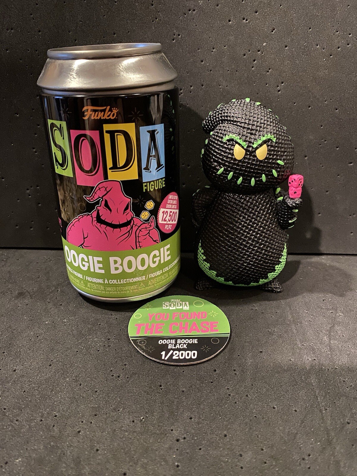 Funko Vinyl SODA Oogie Boogie Chase Blacklight /2000 Nightmare before ...