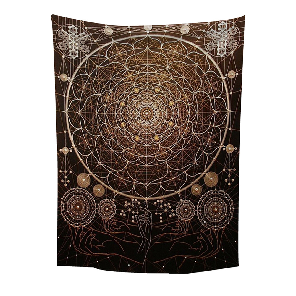 Golden Tapestry Wall Hanging Rugs Bedspread Beach Mat (145x200cm) | eBay