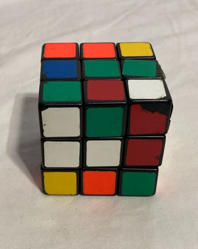 Vntg Ideal Rubik's Cube Plastic Puzzle Toy Brain Teaser 1980 | eBay
