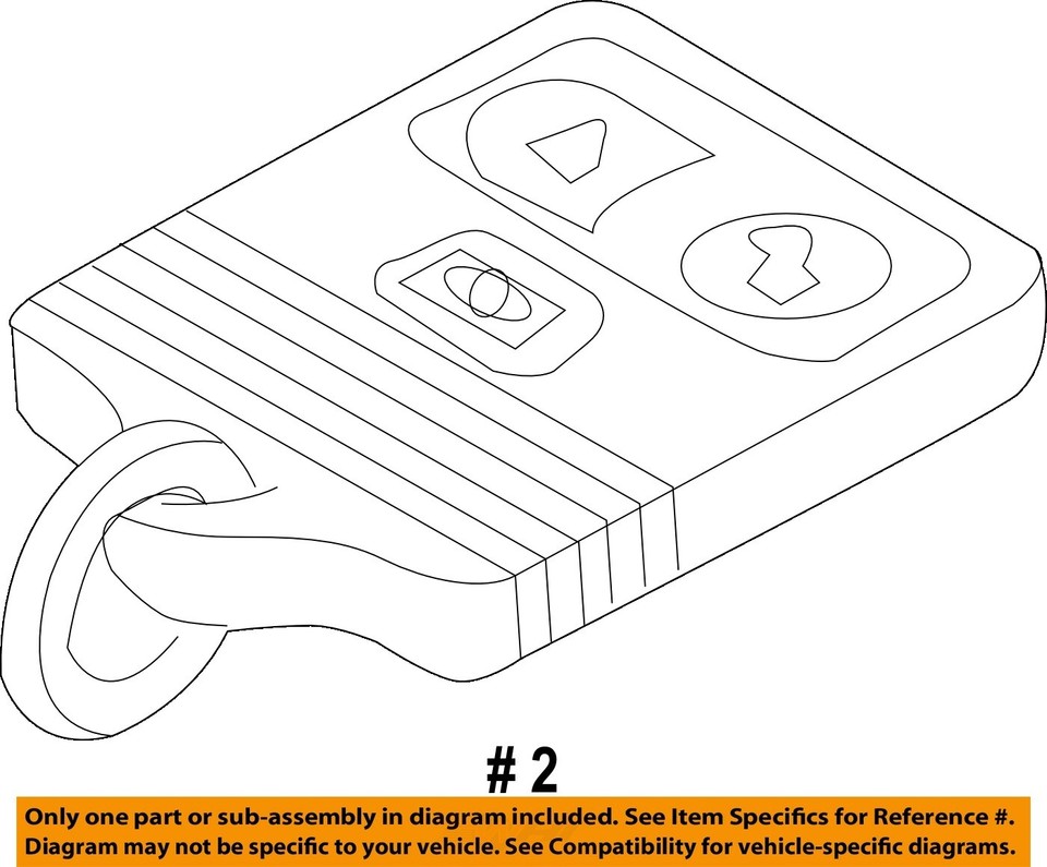 FORD OEM Keyless Entry-Key Fob Remote Transmitter 8L3Z15K601B | eBay