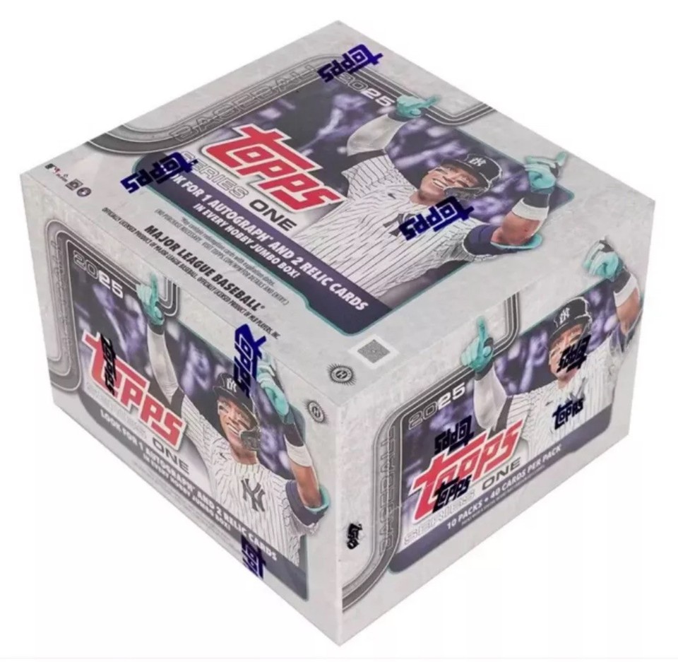 2025 Topps Series 1 Baseball Jumbo Hobby Box - IN HAND, STRAIGHT FROM ...