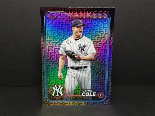 2024 Topps #100 Gerrit Cole, New York Yankees - Easter Holiday Foil ...