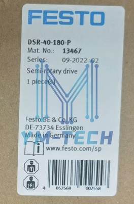 1PCS Brand NEW FESTO rotating cylinder DSR-40-180-P 13467 Fast Ship | eBay