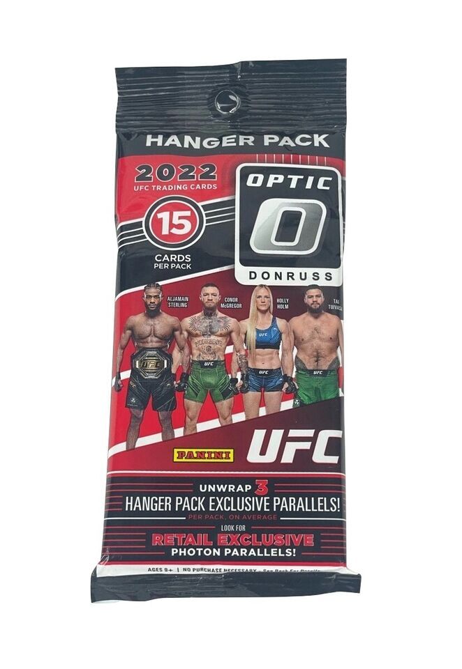 2022 Panini Donruss Optic UFC 15-CARD HANGER PACKS 4 PACK LOT 60 CARDS ...