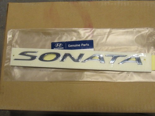 86310-3S000 OEM ORIGINAL NEW HYUNDAI SONATA REAR TRUNK CHROME EMBLEM 11 ...