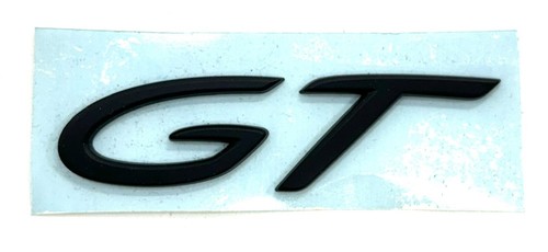 Porsche Gt Inscription Badge Adhésif Noir Mat Pour 911 GT3 GTS Cayman ...
