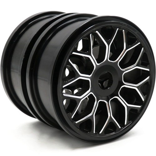 2pcs RC 1/8 Aluminum alloy Wheels Rims Hex 17mm For 1/8 Buggy On Road ...