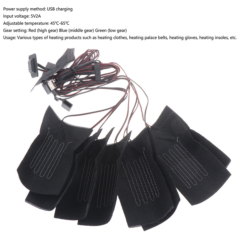 USB Clothes Heater Pad With 3 Gear Electric Heating Sheet Heating ...