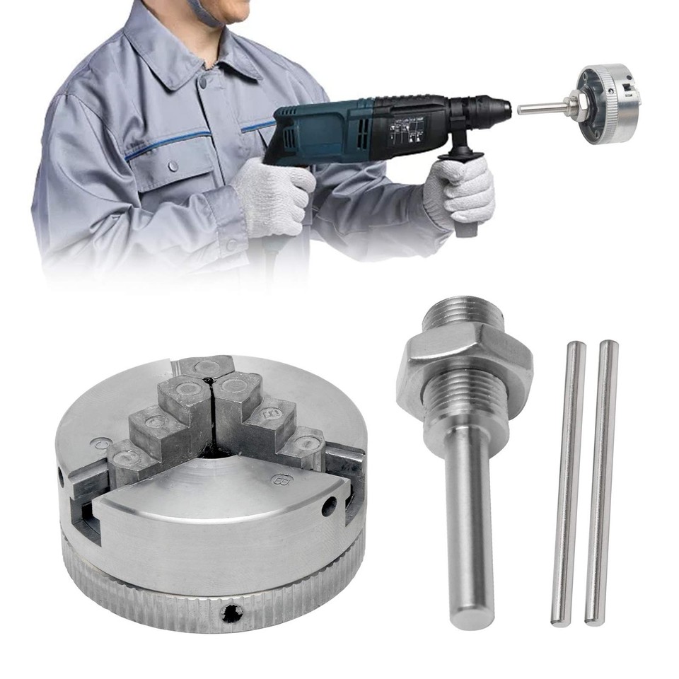 Mini Lathe Chuck Set, Z011 Extension Three Four Jaw Chuck and ...