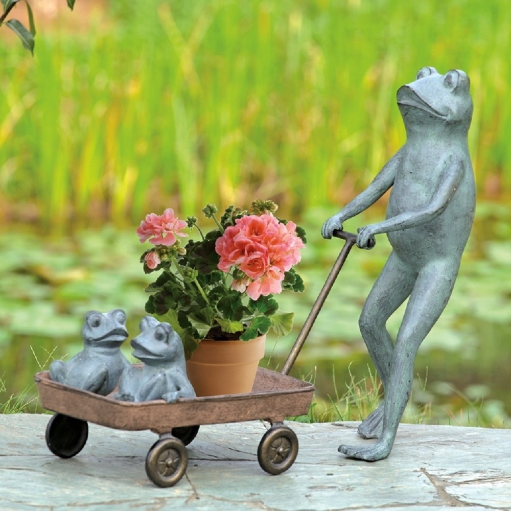 Metal Garden Frog Statues | Fasci Garden
