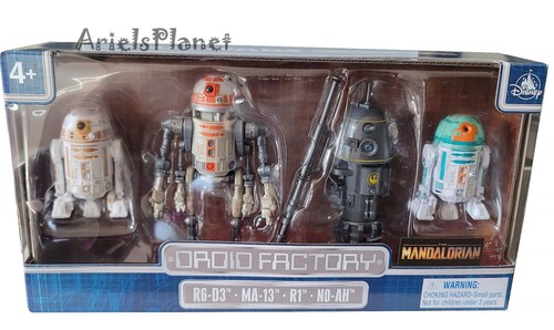 Disney Parks Star Wars Mandalorian Droid Factory Set of 4 N0-AH R6-D3 ...