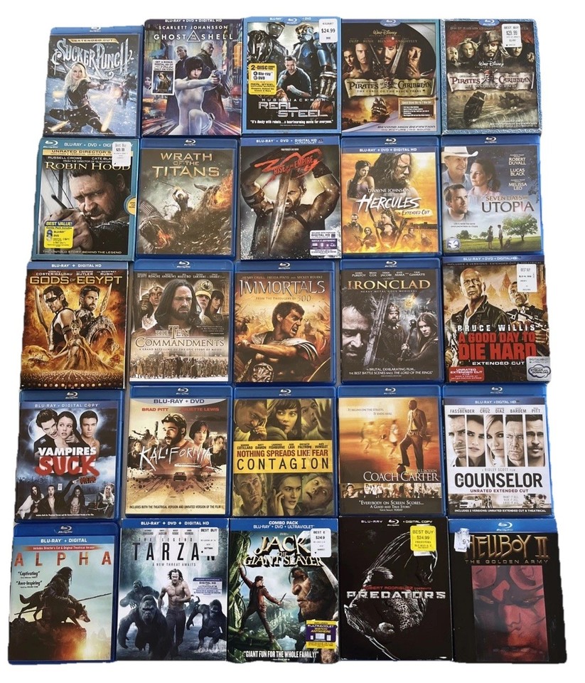 100 + Blu Ray Lot LOTS OF TITLES Drama Comedy Some Sealed | eBay