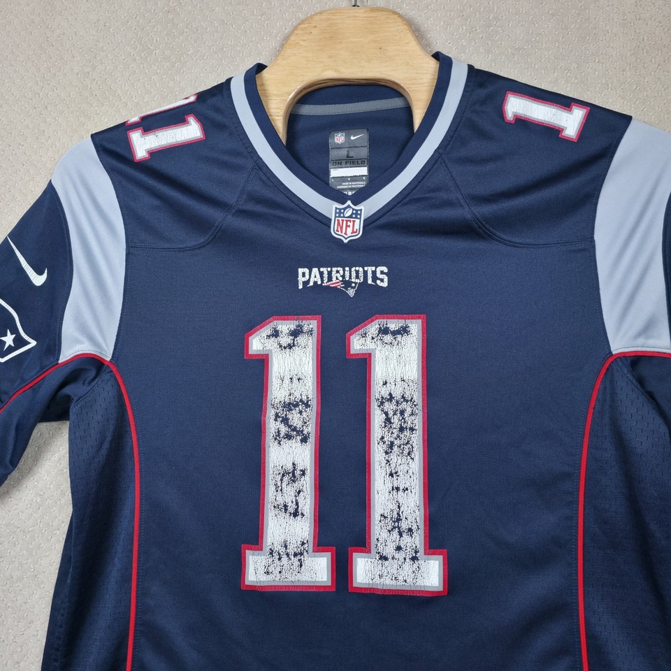Nike Julian Edelman #11 New England Patriots NFL On Field Football ...