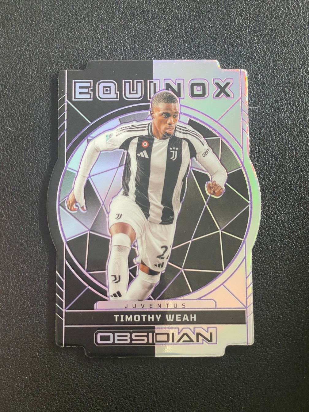 Timothy Weah 2024 Obsidian #10 Equinox - Electric Etch Blue Finite /1 ...