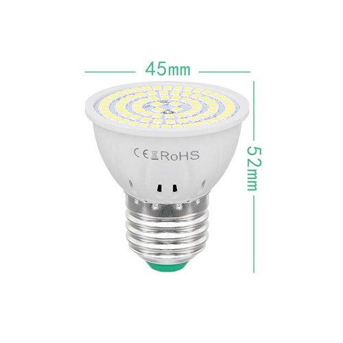 GU10 E27 LED Bulbs Spot Light Warm Cool Day White Lamps Down Lights ...