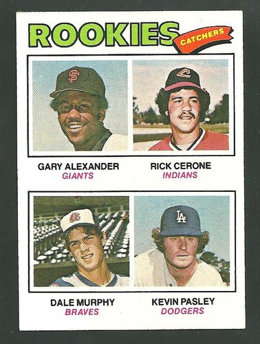 1977 Topps #476 Catchers Rookies Baseball Card Alexander Cerone Murphy ...