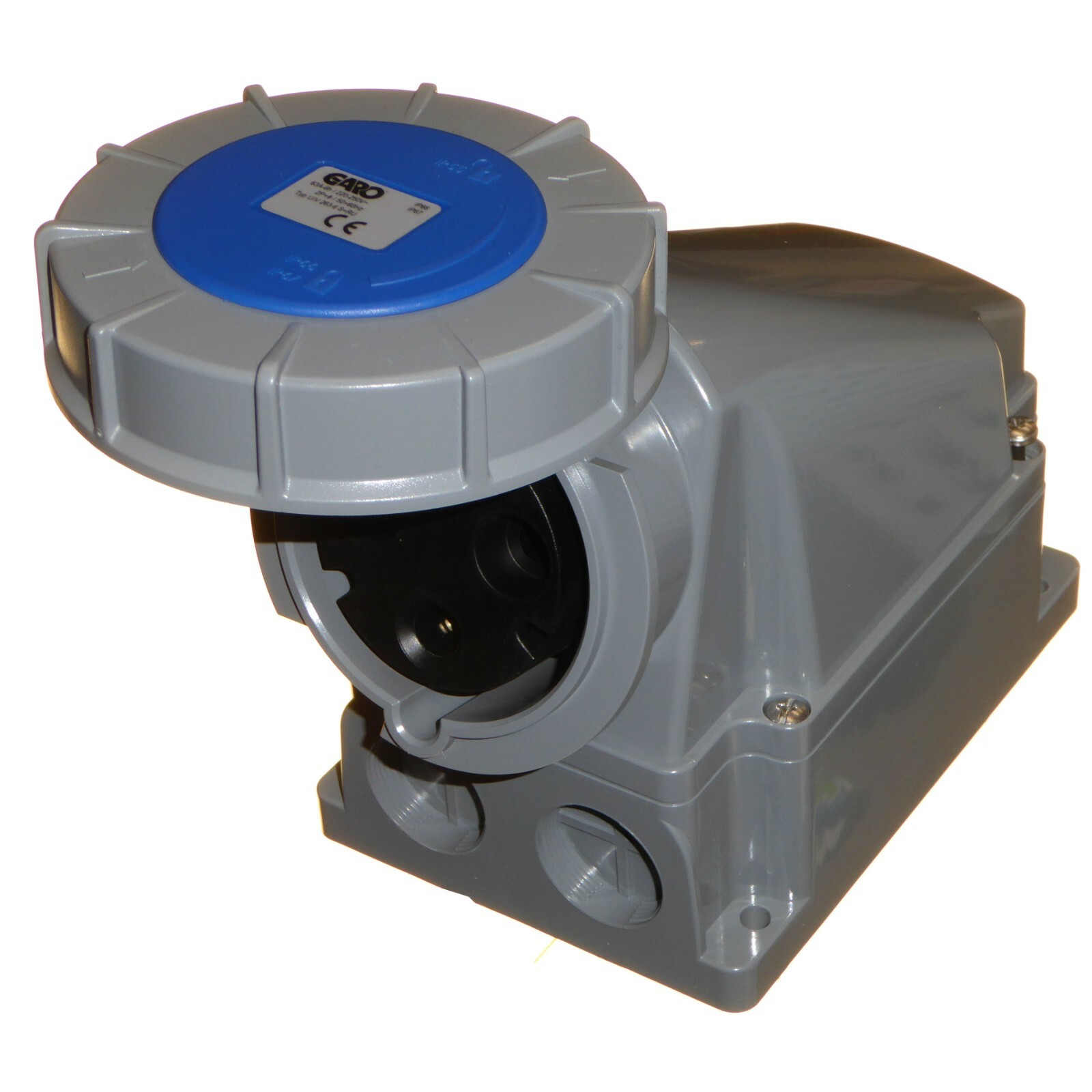 63A 3 Pin Plug and Socket 2P+E 230v 1 Phase | Grelly UK