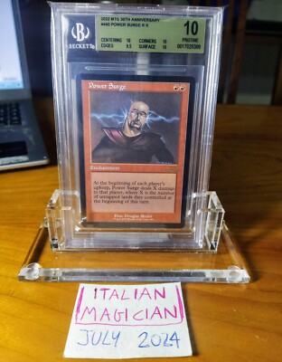 MTG: Magic POWER SURGE 30th ANNIVERSARY Edition M30 Beckett BGS 10 ...