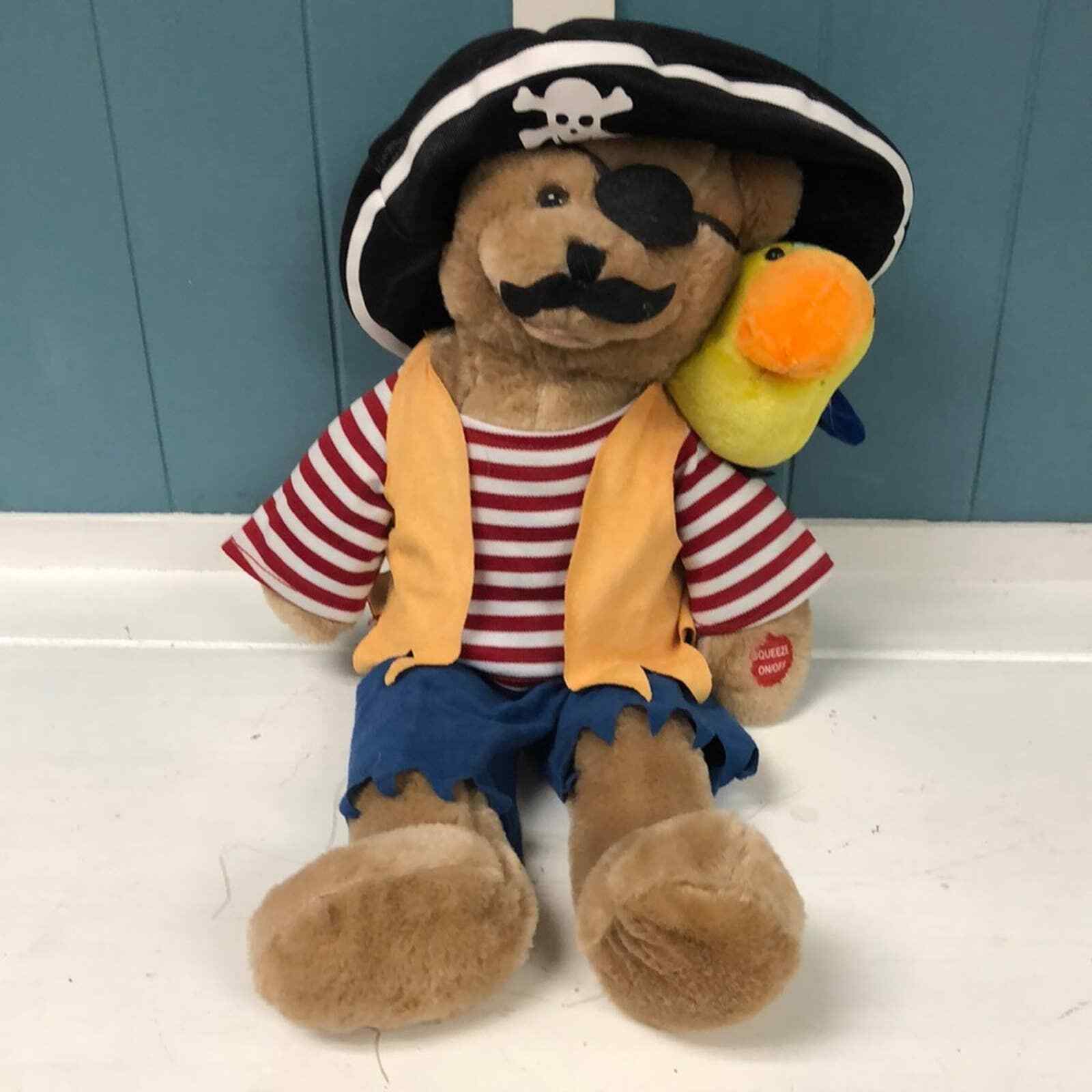 CHANTILLY LANE Musical Duet Bear Pirate Parrot Capt'n Salty Singing | eBay