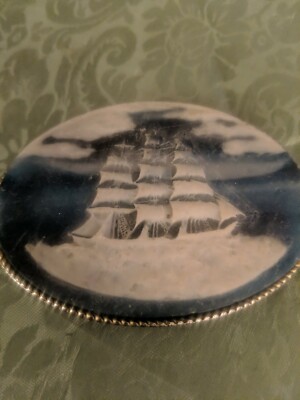 Moose Incolay Stone Vintage Belt Buckle | eBay