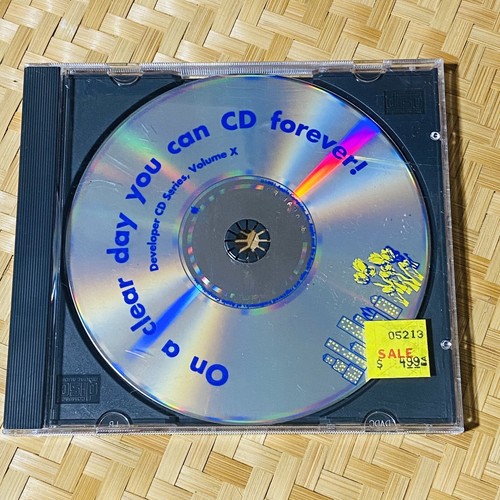 Apple Developer CD Series Volume X On A Clear Day You Can CD Forever RARE | eBay