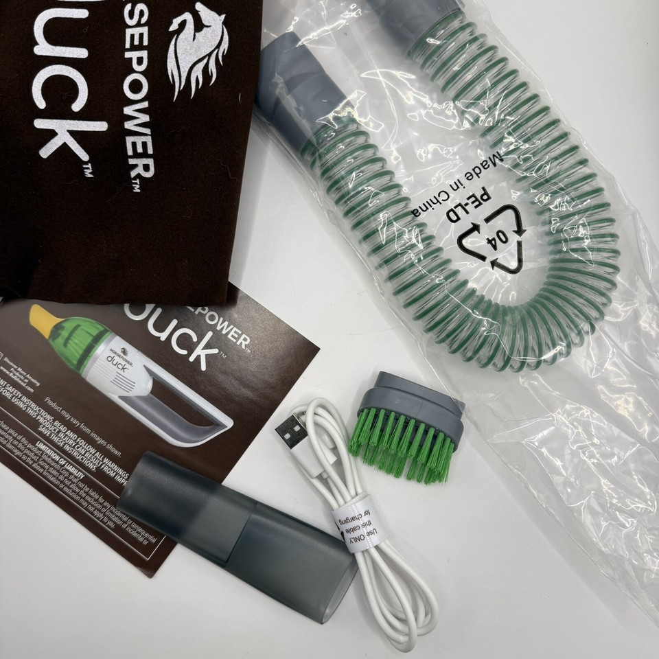 Horsepower Duck Vacuum Rechargeable Handheld Vacuum with Accessories ...