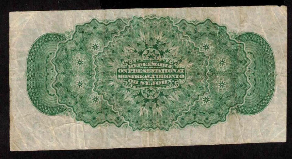 1870 Canada 25 cent banknote Plain a/VF | eBay
