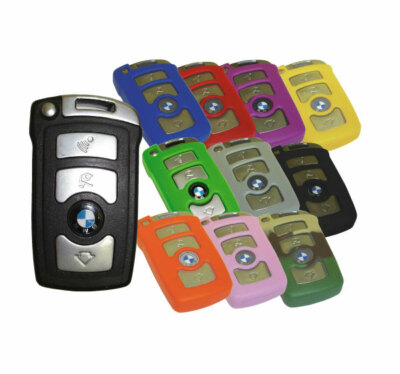 BMW Keyless Entry Key Fob Remote Rubber Cover 7 Series Seven Skinz ...