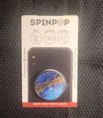 NEW SpinPops Phone Grip with adhesive sticker Cell Phone Kickstand | eBay