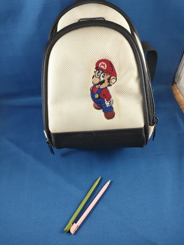 Nintendo DS Carrier Super Mario Bros mini bag backpack Black/white Plus ...